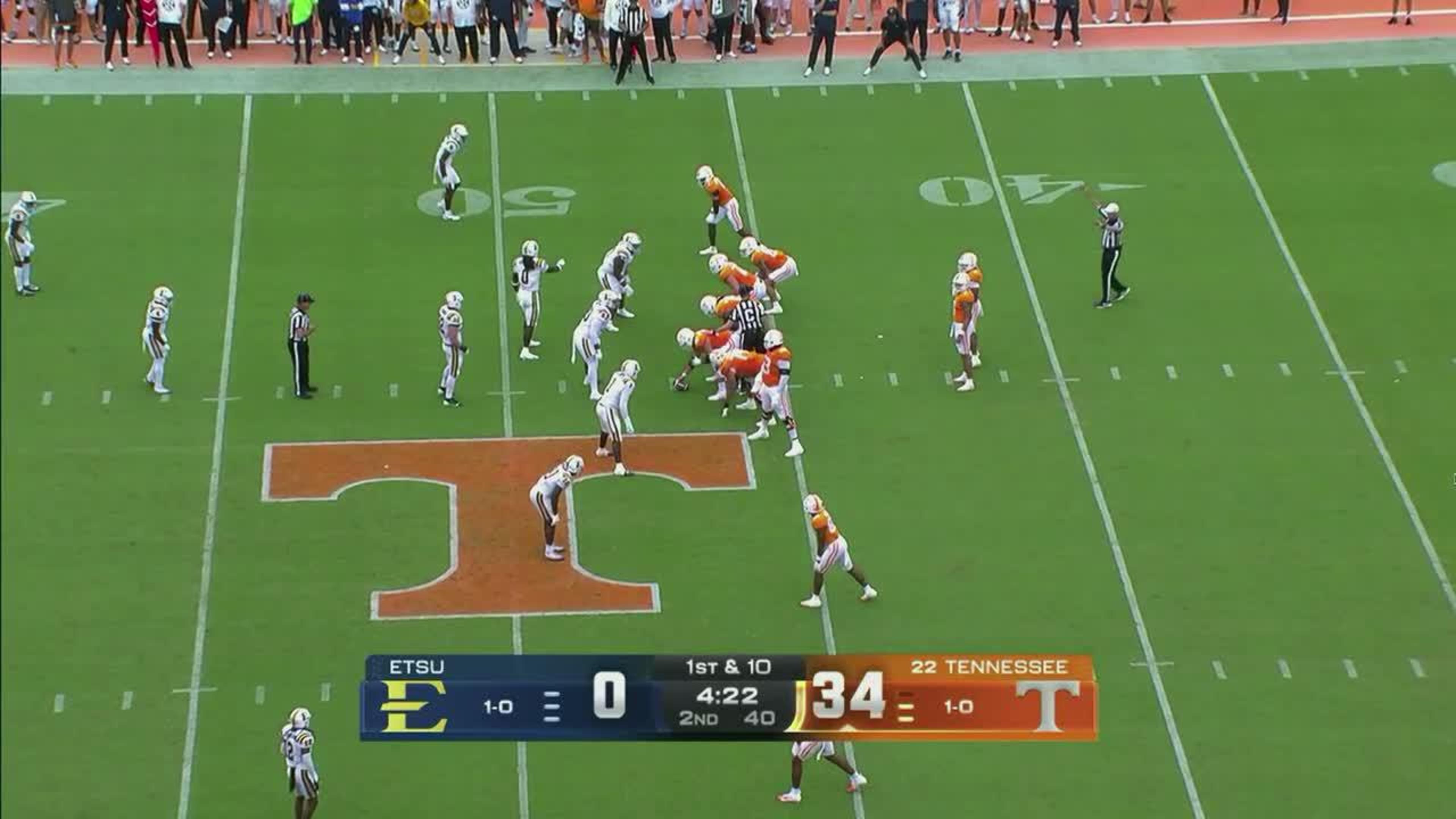 Tennessee vs. East Tennessee State - September 06, 2025 | Live Scores ...