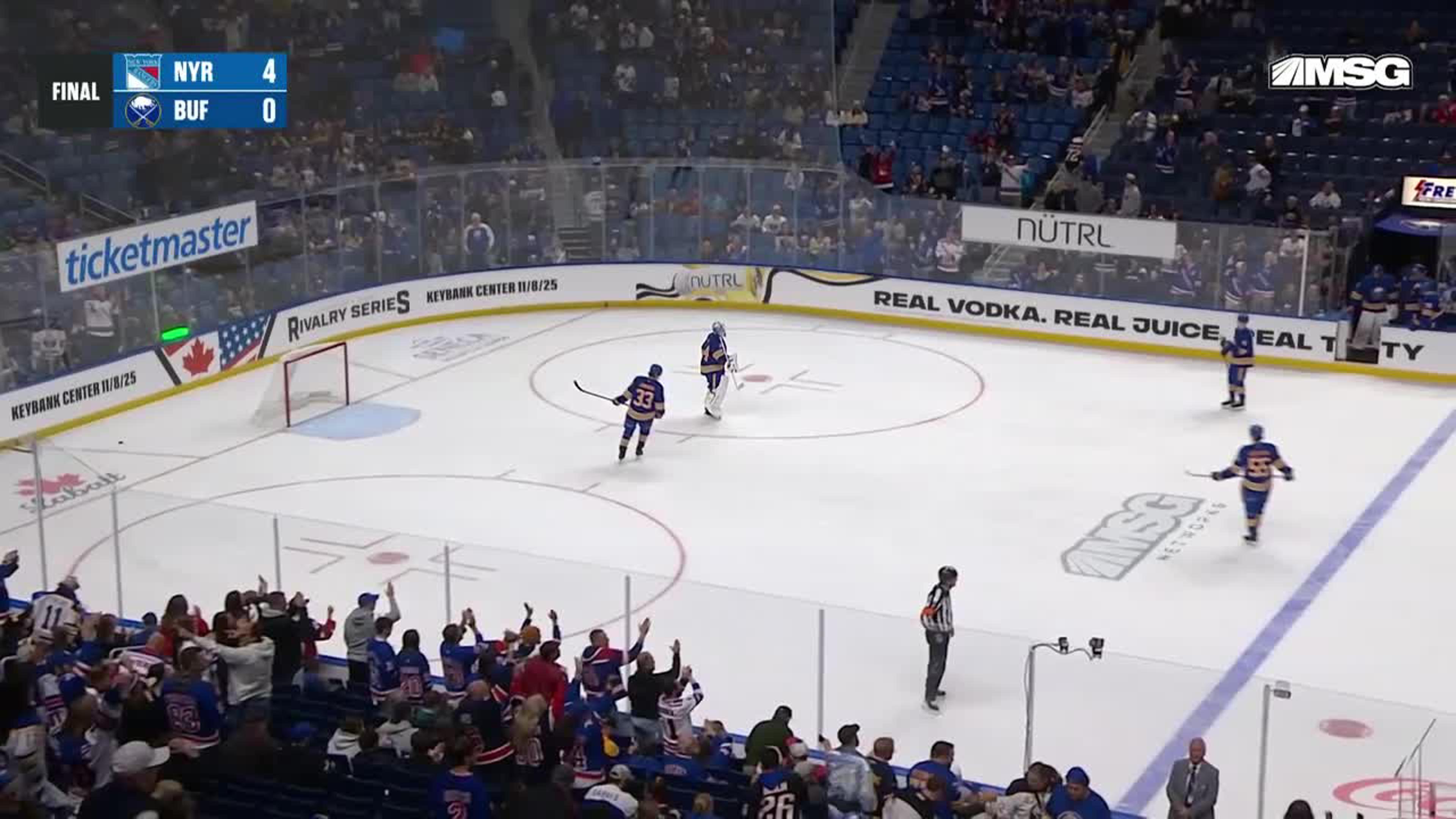 Buffalo Sabres vs. New York Rangers - October 09, 2025 | Live Scores ...