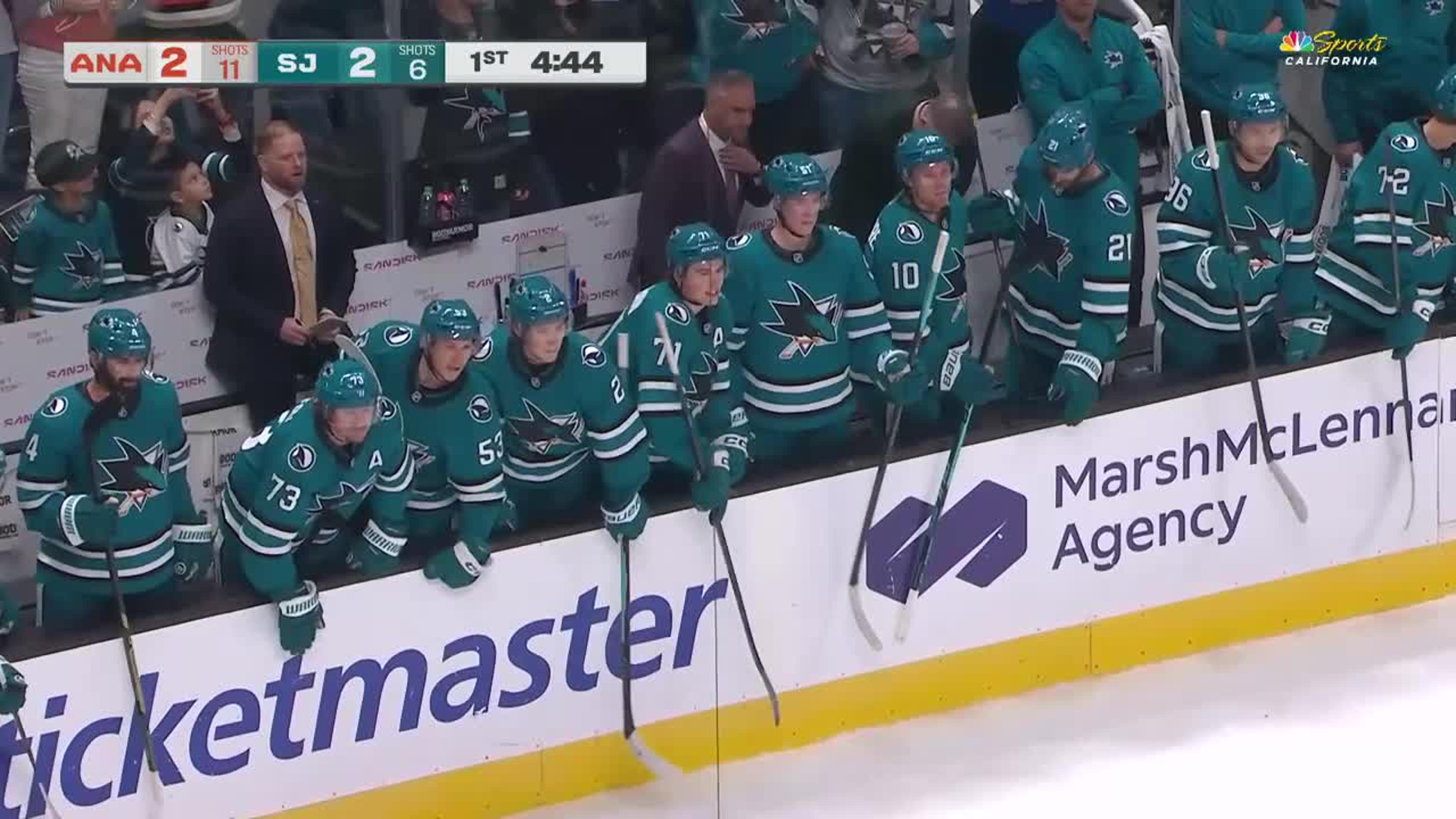 San Jose Sharks vs. Anaheim Ducks - October 11, 2025 | Live Scores ...